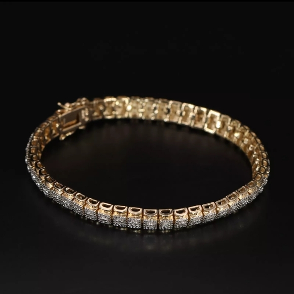 Jewelry | Ross Simons Diamond Gold Tennis Bracelet | Poshmark